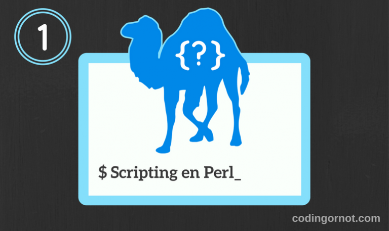 01. Perl: introducción